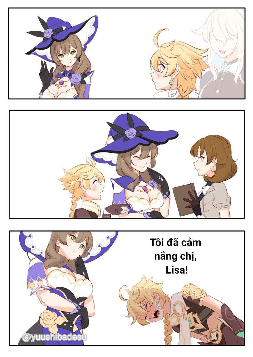 Aether x Lisa - Cái giá của sự bất tử Genshin Impact | HoYoLAB