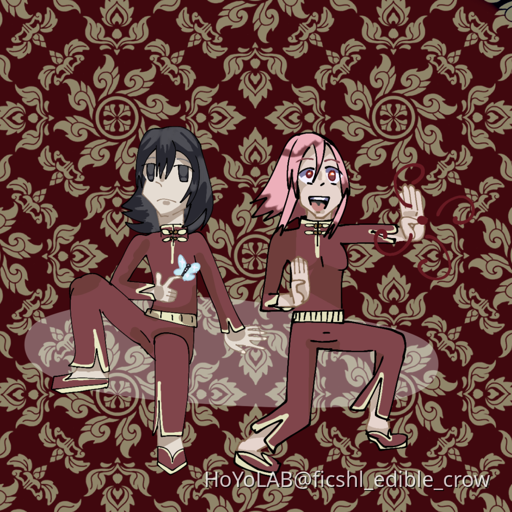 fire archon oc and fatui oc as little kidos on her fire nation Genshin ...