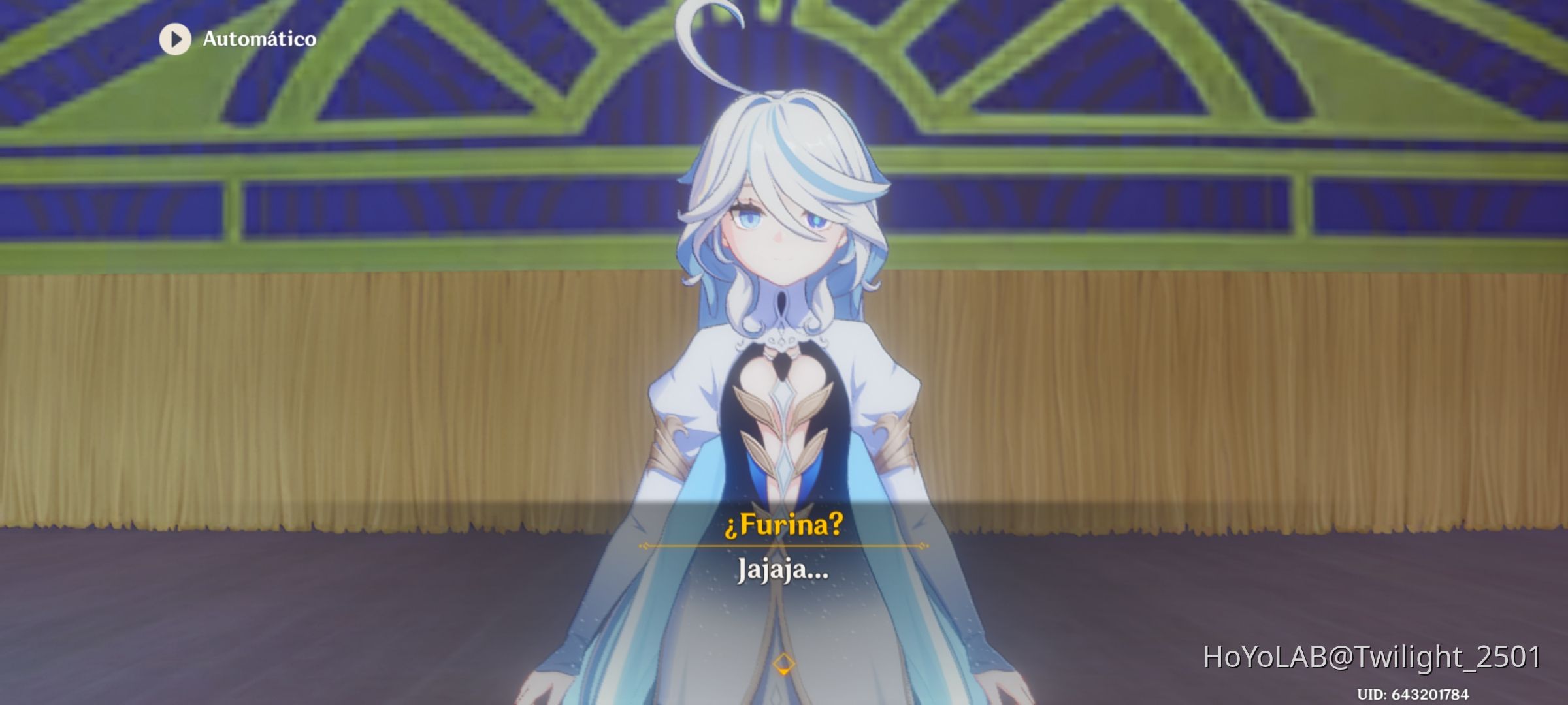 debo de admitir que juzgue mal a Furina pensando que no haría nada ...