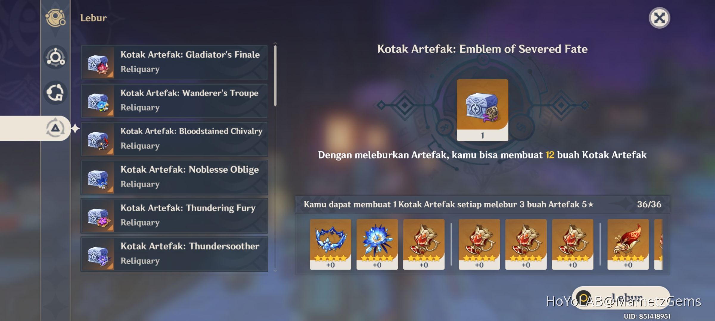 scambox artefak Genshin Impact | HoYoLAB