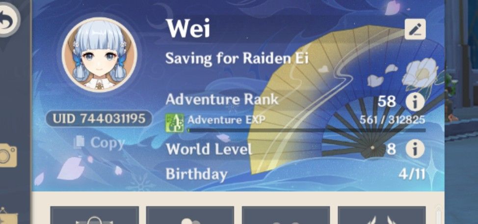 Adventure Rank 58 Genshin Impact | HoYoLAB