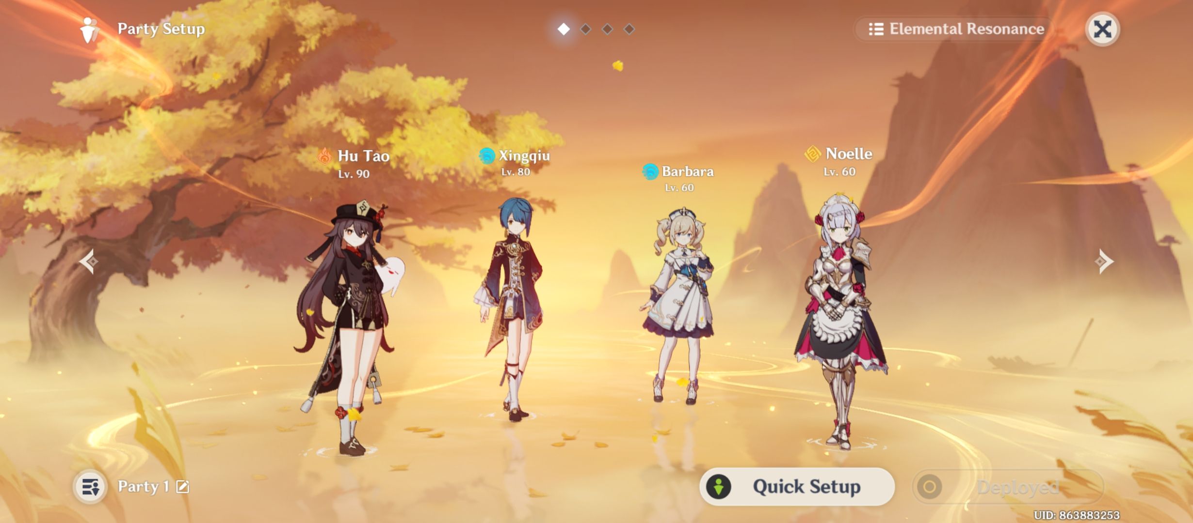 My Hu Tao team for now Genshin Impact | HoYoLAB