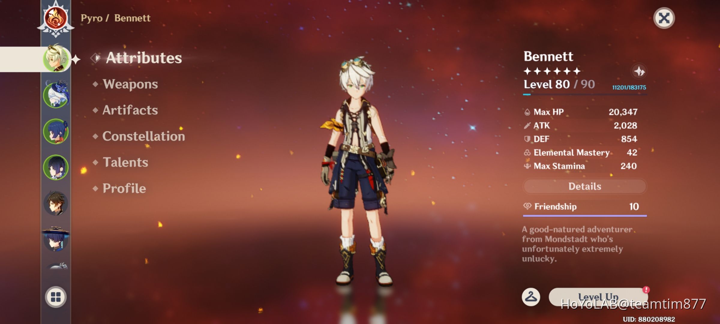 What's your opinion with my Bennett build? Genshin Impact | HoYoLAB