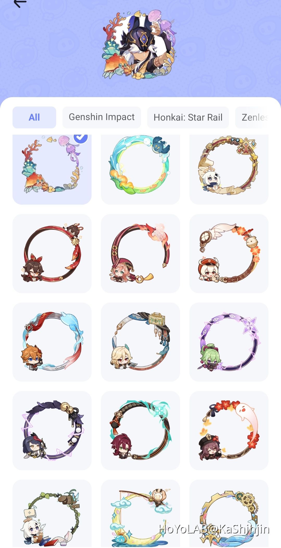 2023 Frames - Thanks Hoyo Genshin Impact | HoYoLAB