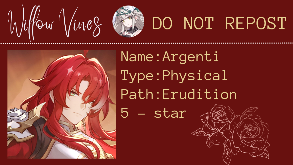 Argenti Build Honkai: Star Rail | HoYoLAB