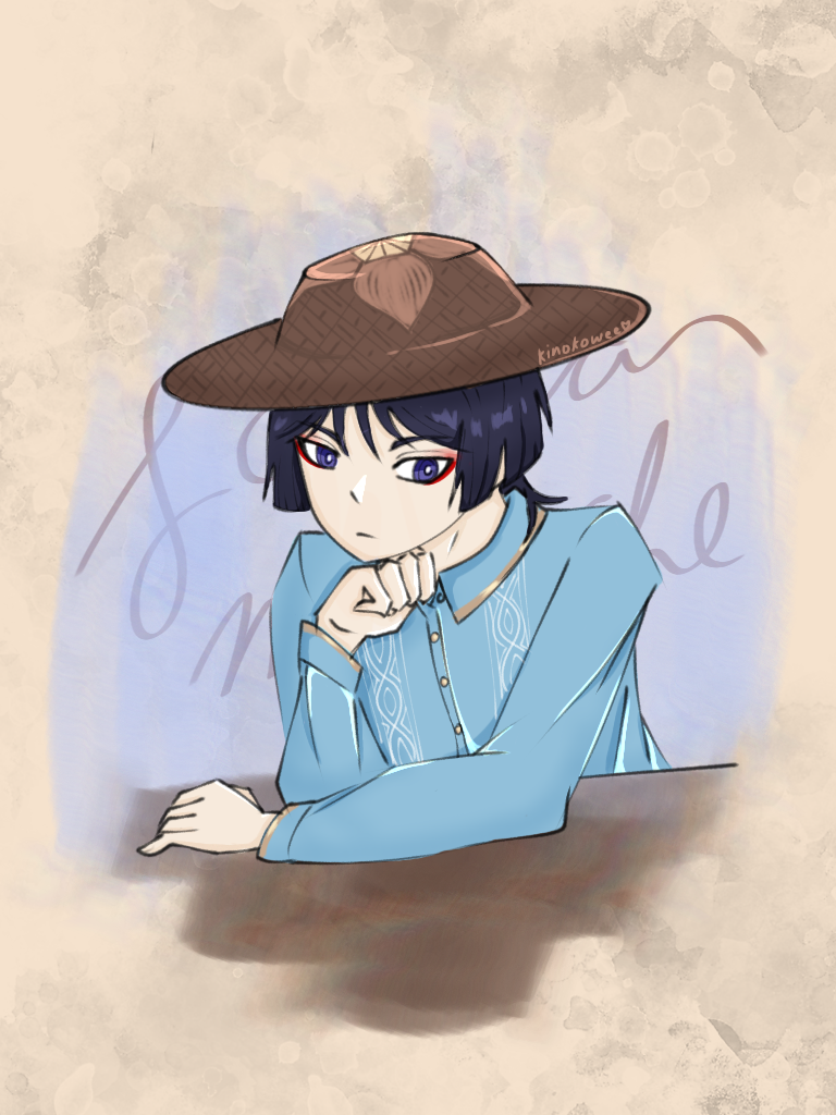 Scara in traditional Filipino clothing Genshin Impact | HoYoLAB
