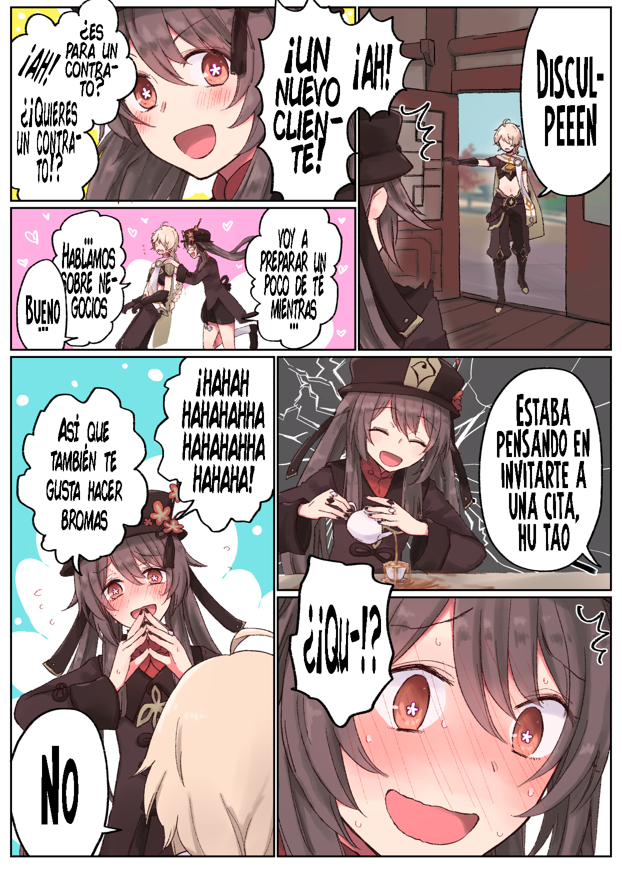 Quiero salir con Hu Tao parte 1 - autor: pic_postcard Genshin Impact | HoYoLAB