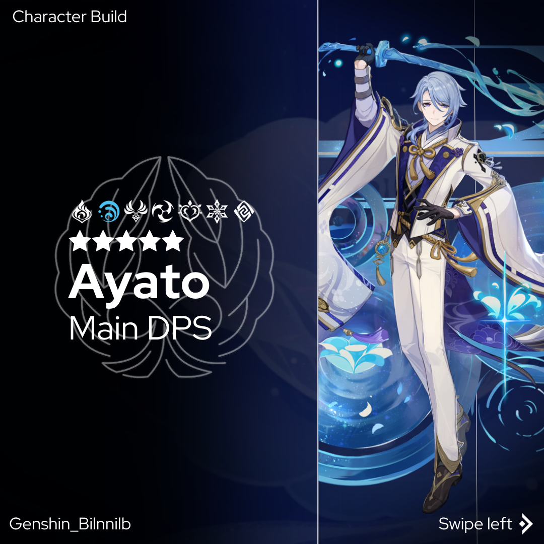 (4.2) Ayato Build Guide as Main DPS Genshin Impact | HoYoLAB