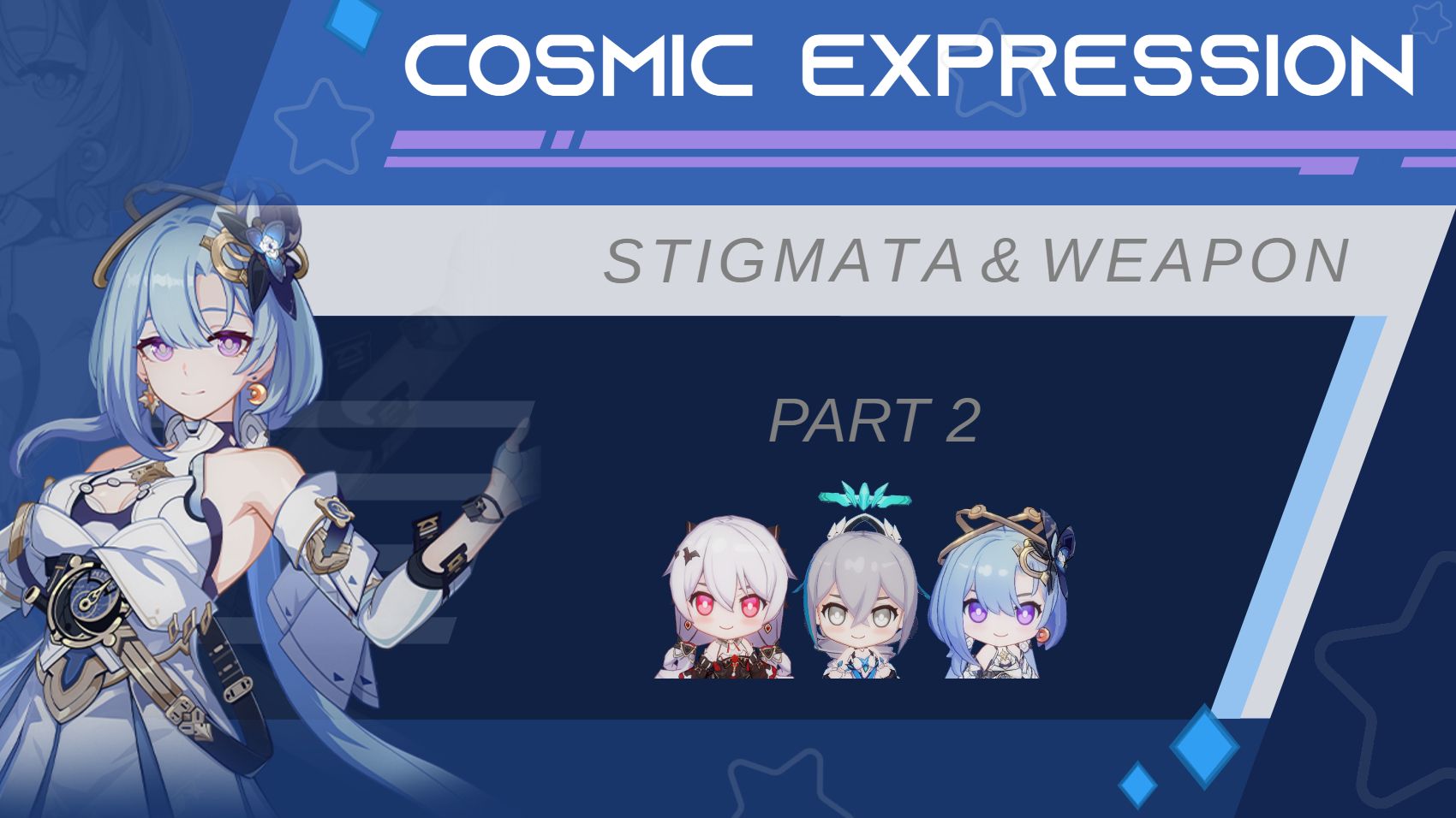 Cosmic Expression weapon & stigmata - Luna team Honkai Impact 3rd | HoYoLAB