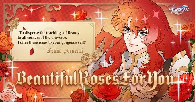 A rose from Argenti🌹 Honkai: Star Rail | HoYoLAB