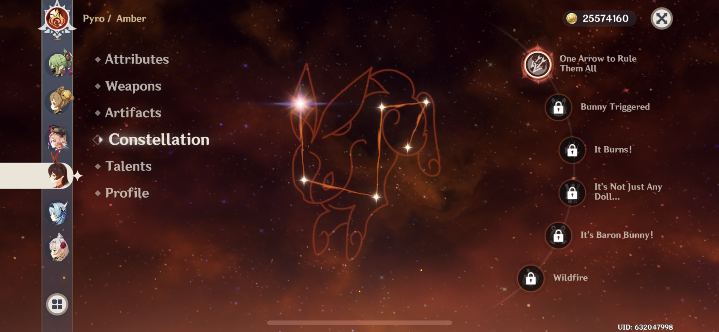 I got an amber constellation Genshin Impact | HoYoLAB