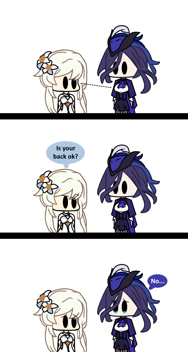 Ah, my back! Genshin Impact | HoYoLAB