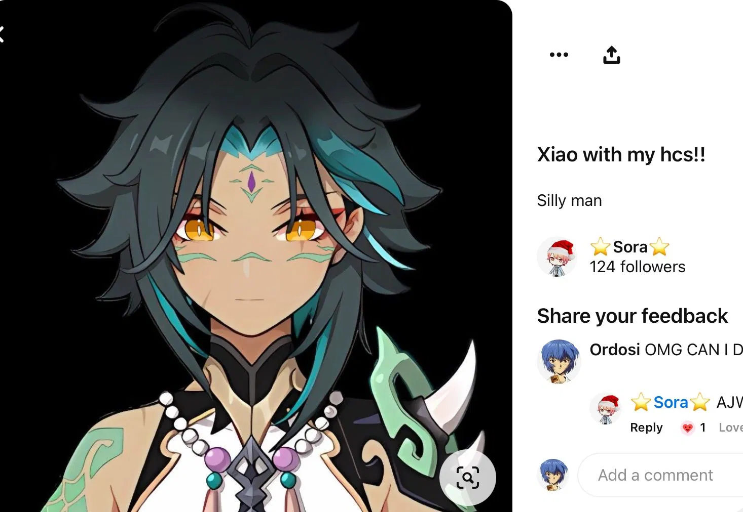 Drew this persons xiao redesign! Genshin Impact | HoYoLAB