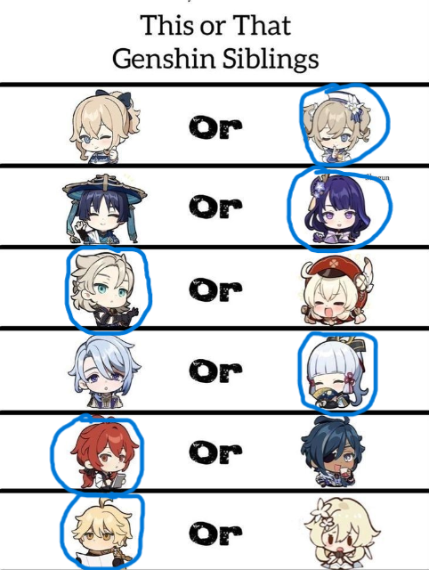 Genshine Siblings | HoYoLAB