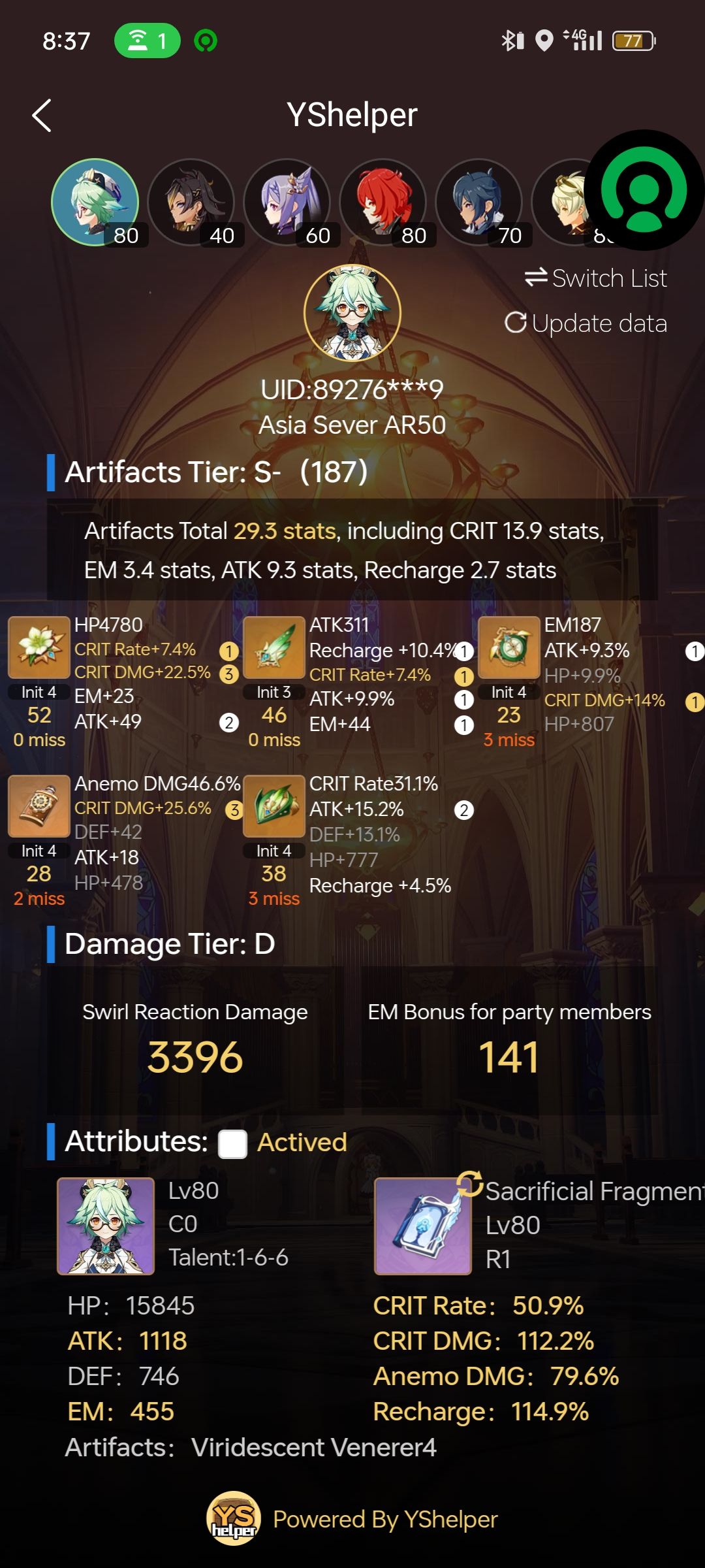 Cái này cũng tiện phết , vừa che Uid vừa khoe build của mình ...