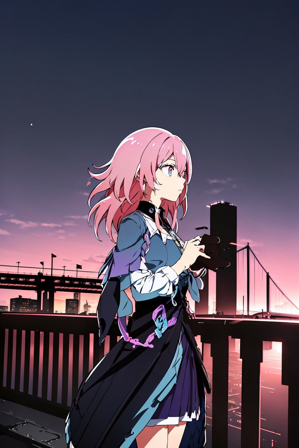 March7th at the sunset bridge Honkai: Star Rail | HoYoLAB