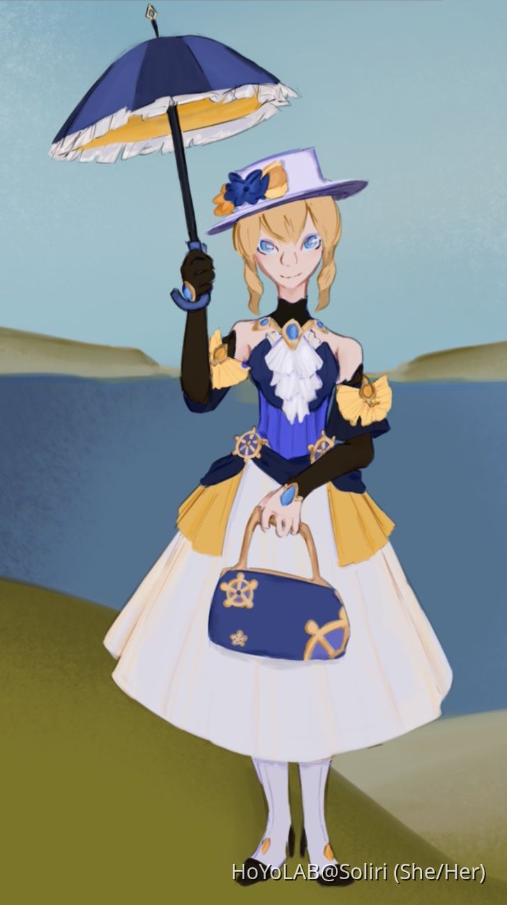 Navia x Mary Poppins outfit! Genshin Impact | HoYoLAB