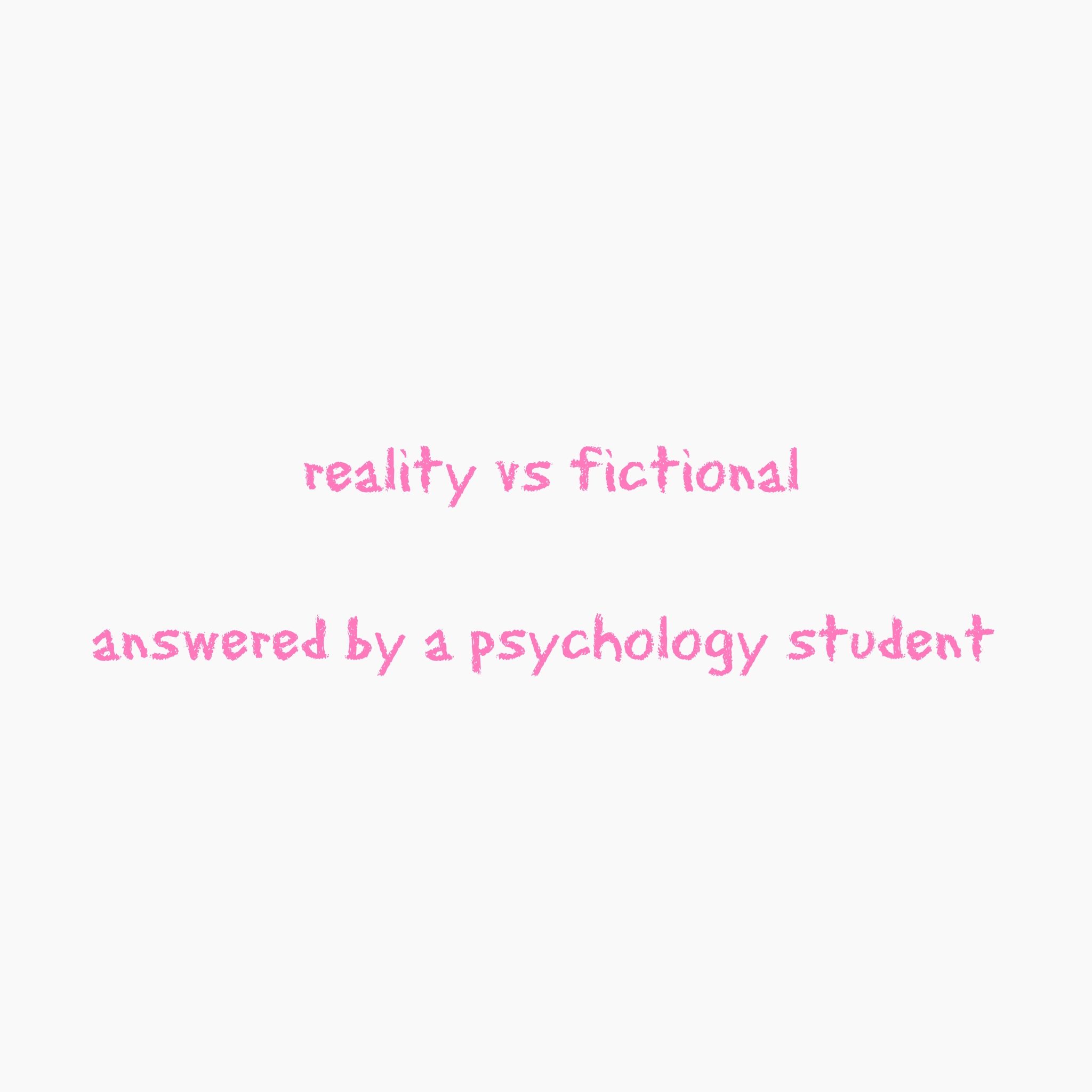 reality vs fiction | HoYoLAB