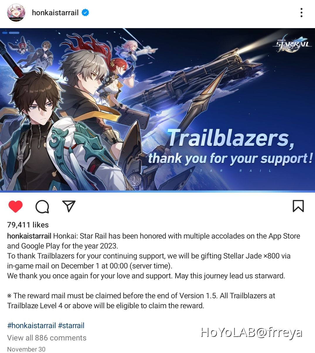 Congratulations Honkai: Star Rail Won 🔥 Honkai: Star Rail | HoYoLAB