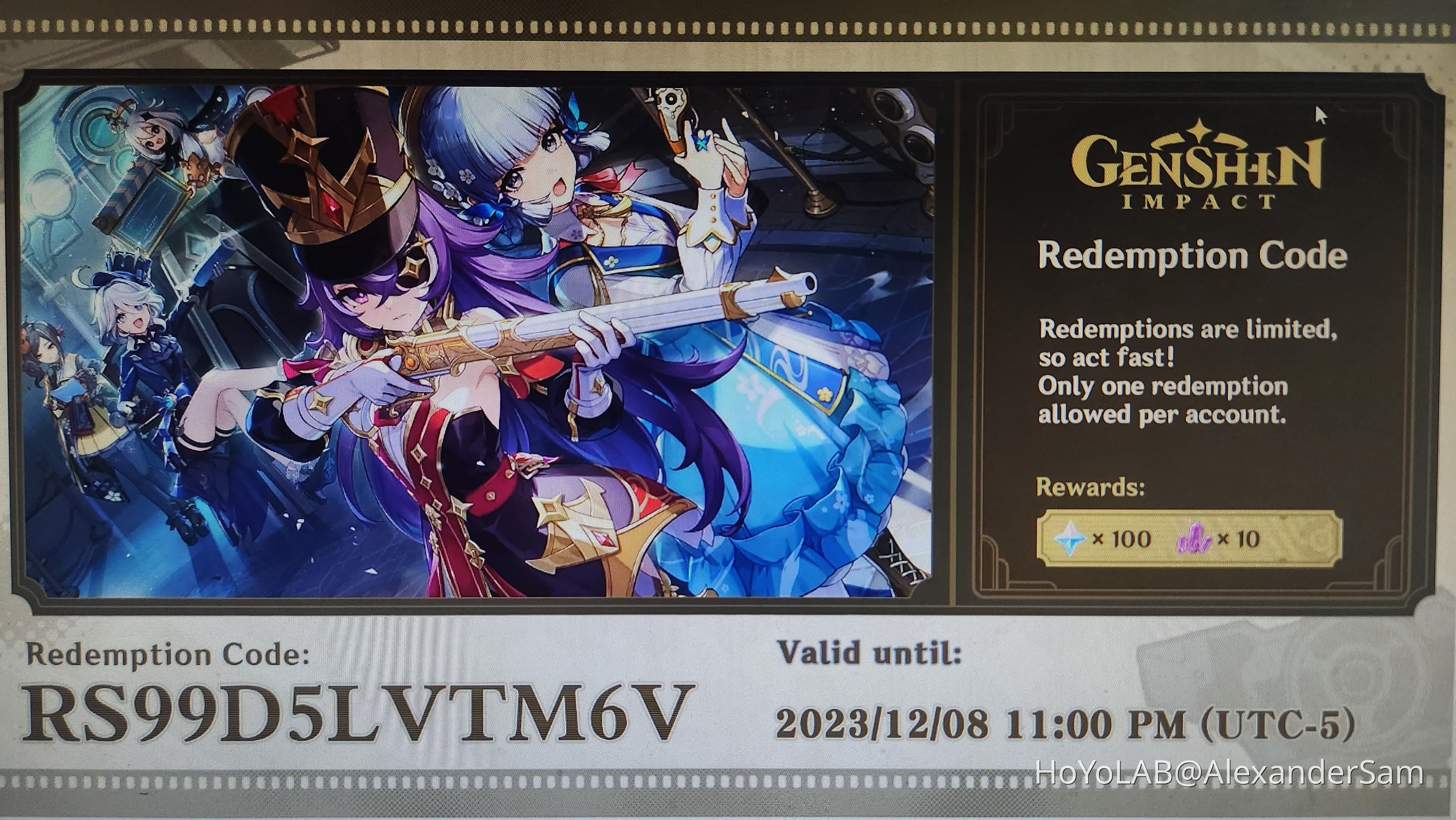 Genshin 4.3 livestream Redemption codes Genshin Impact | HoYoLAB