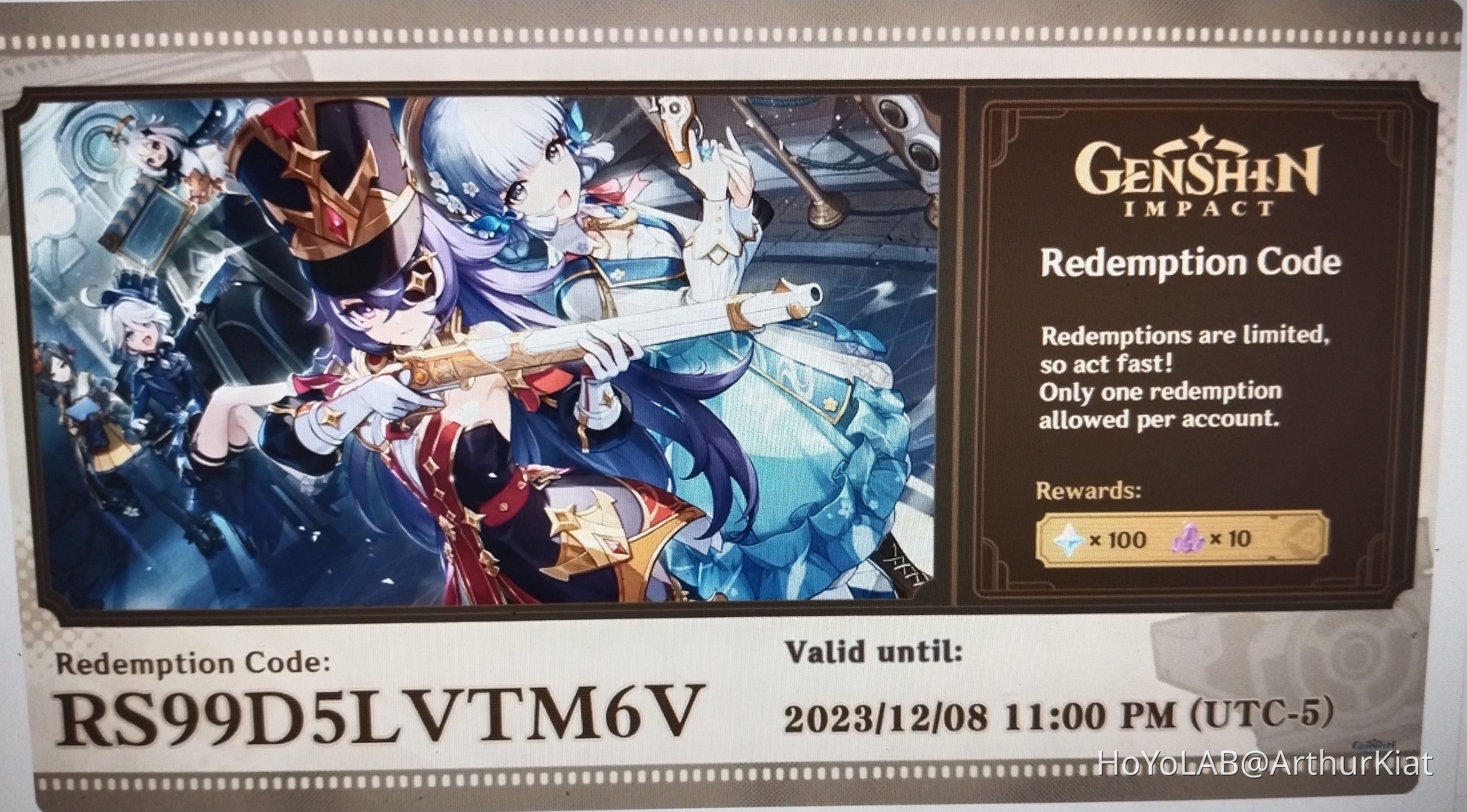 New codes 4.3 Genshin Impact | HoYoLAB