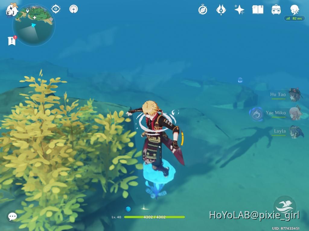 ok just gonna jump to the water to collect that- how do I collect this ...