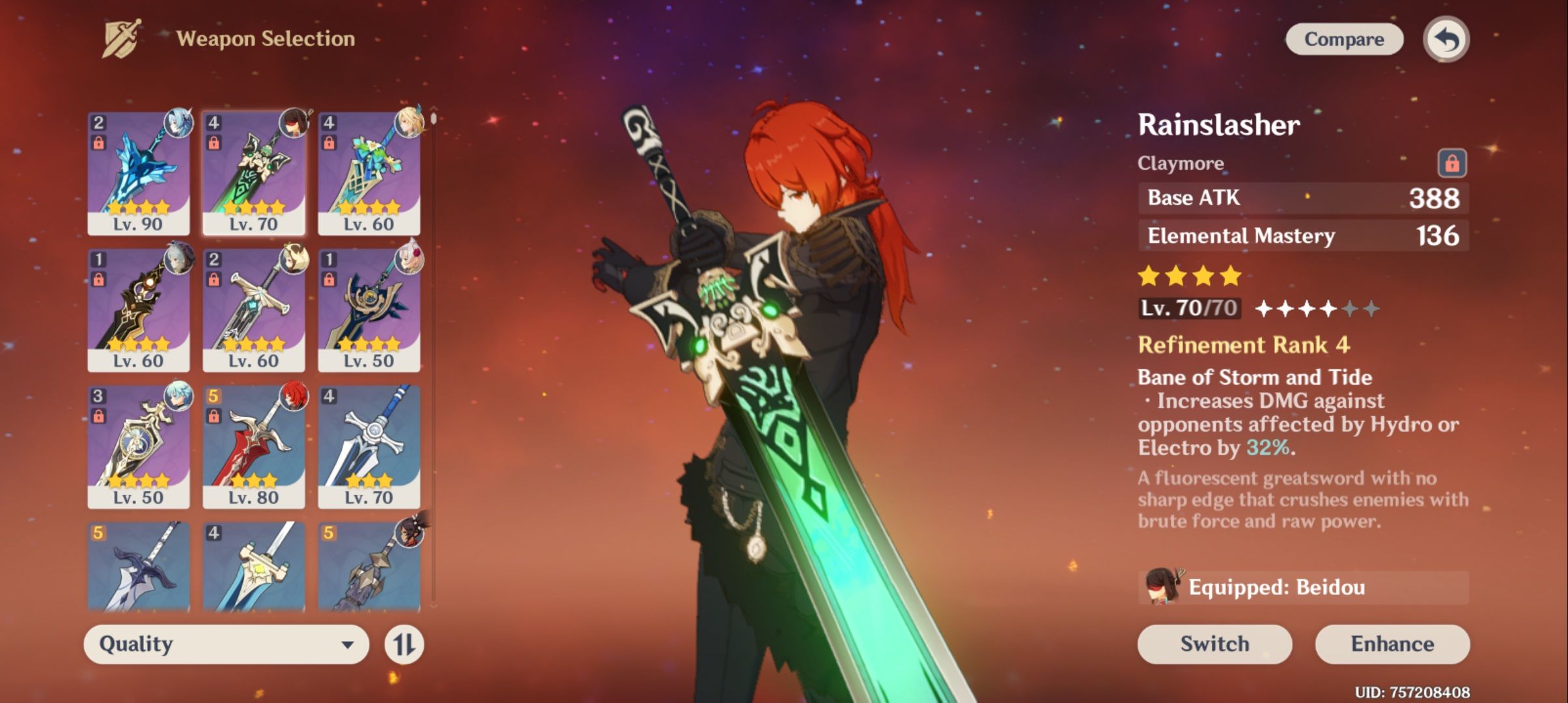 Hey hoyovers we don't have hydro claymore Genshin Impact | HoYoLAB