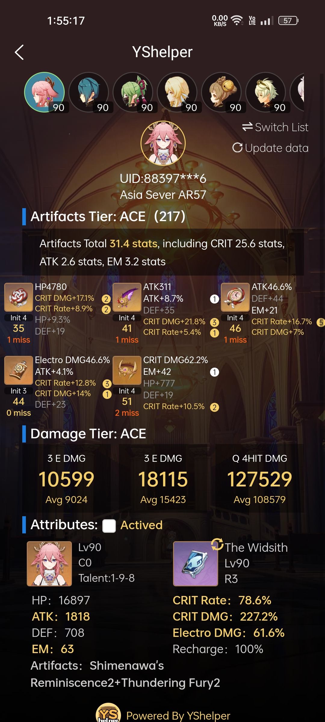 Hi guys pls tell me if this yae miko build is ok for nuvilette electo ...