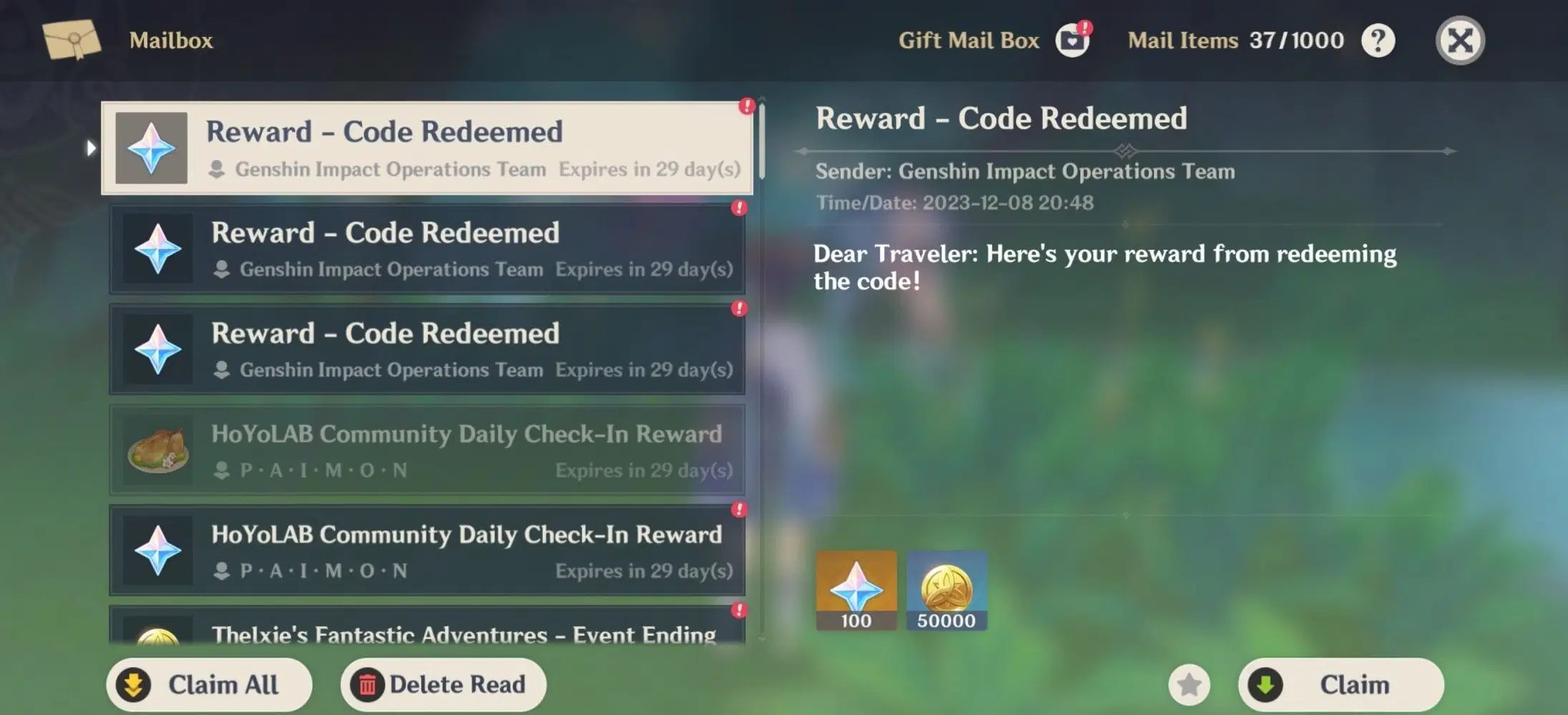 Genshin 4.3 NEW CODES Genshin Impact | HoYoLAB