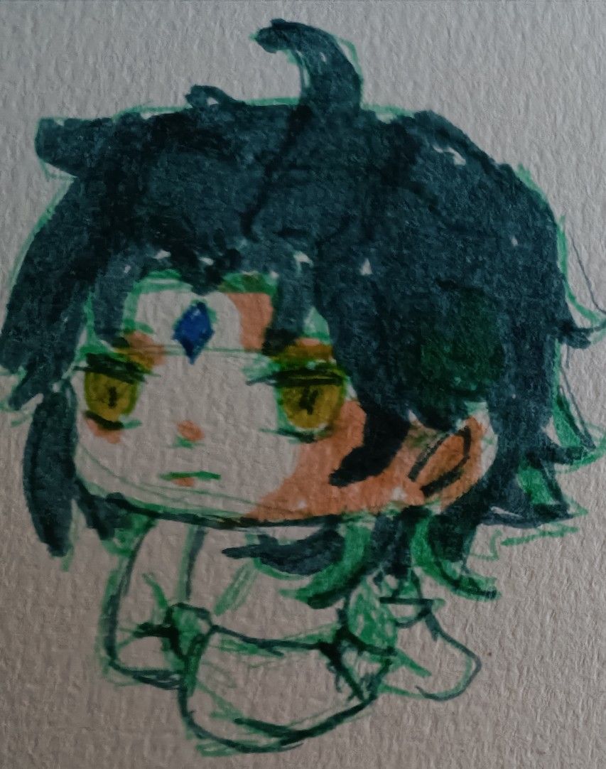 I can't draw chibi Xiao Genshin Impact | HoYoLAB