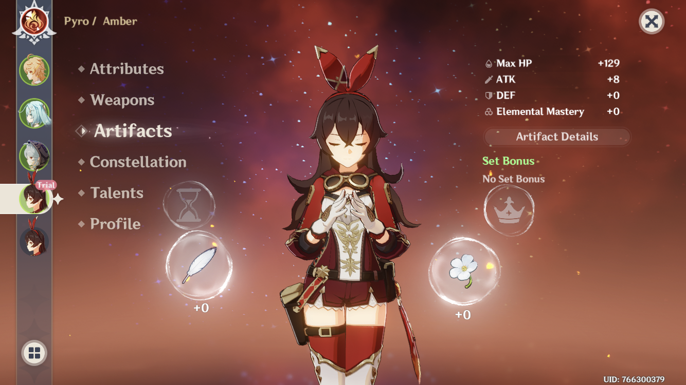 What are the trial ambers artifacts? Genshin Impact | HoYoLAB