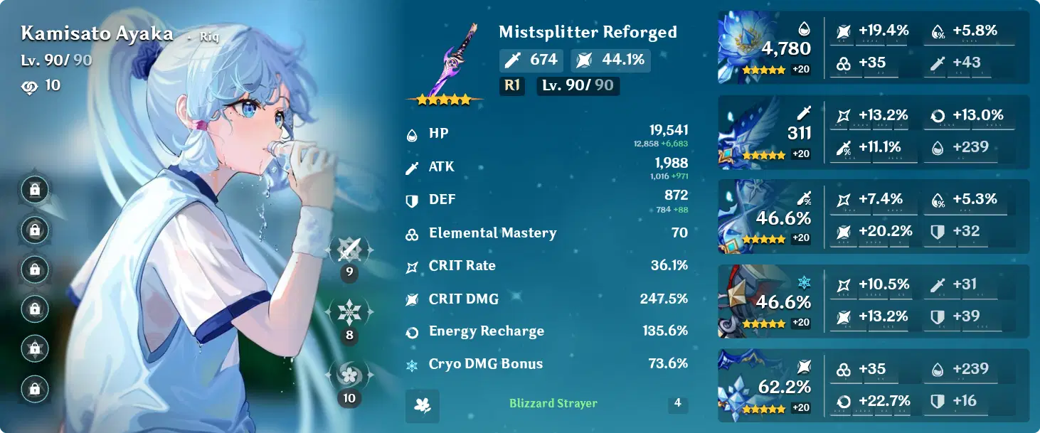 Permafreeze Ayaka ( F2P ) Genshin Impact | HoYoLAB