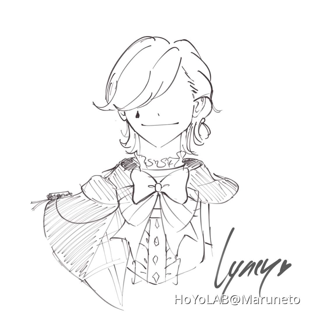 Lyney sketch cus I love him Genshin Impact | HoYoLAB