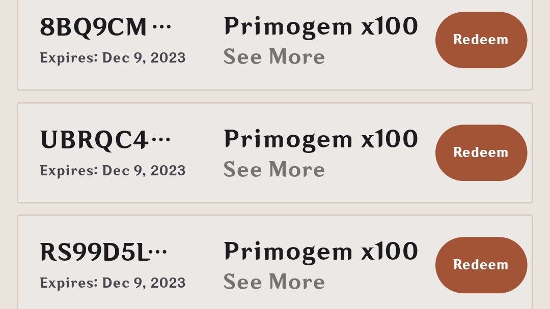 New 3 codes for 300 primogems Genshin Impact | HoYoLAB