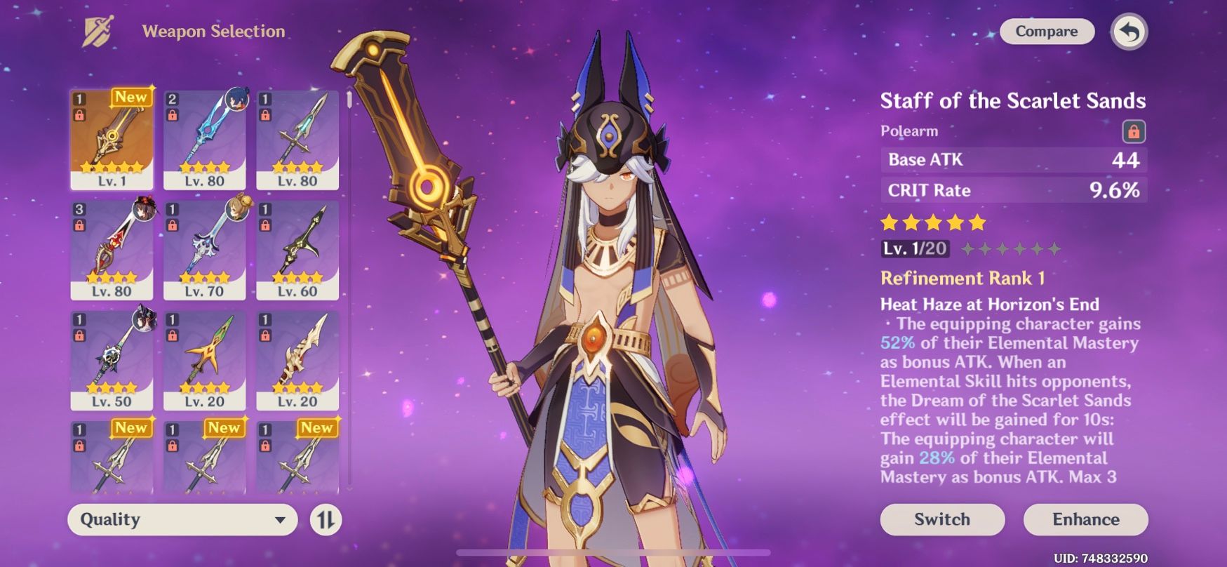 Finally got my dream weapon on my main account Genshin Impact | HoYoLAB