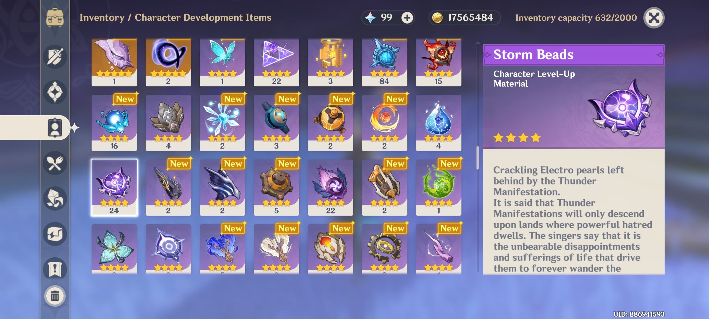 Another 22 Storm beads For Future Raiden!! Genshin Impact | HoYoLAB