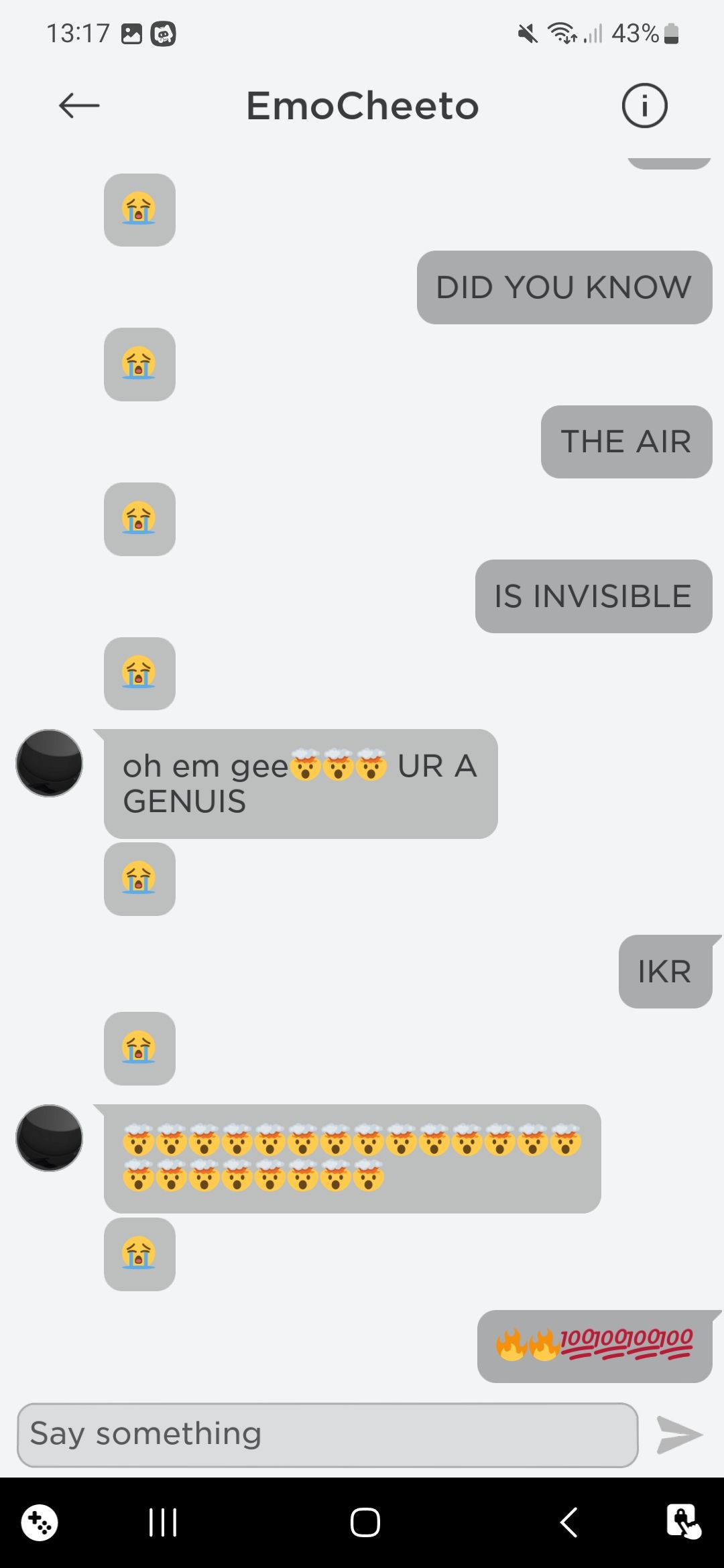 the most random stuff in one conversation because yes | HoYoLAB