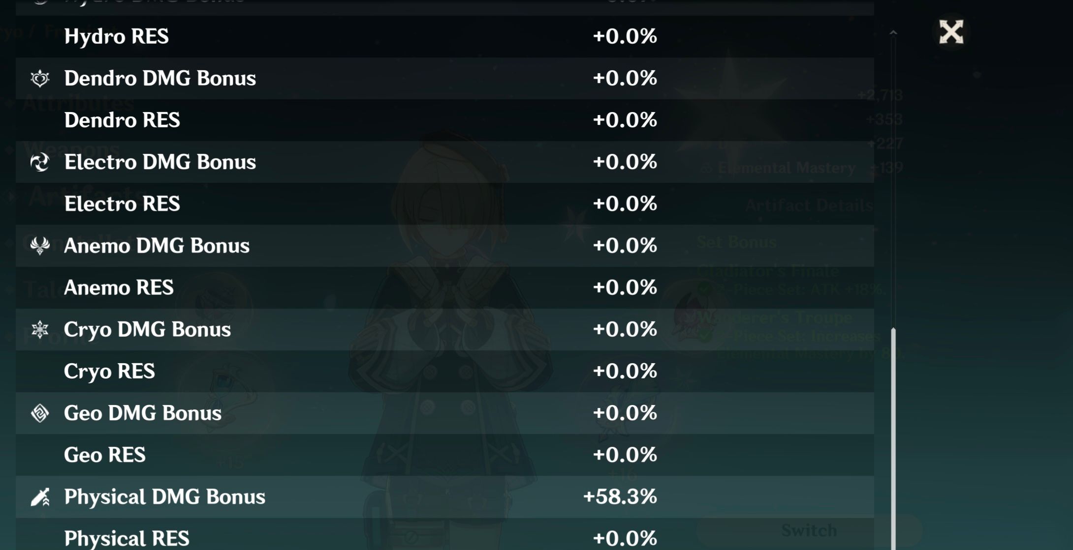 freminent stats Genshin Impact | HoYoLAB