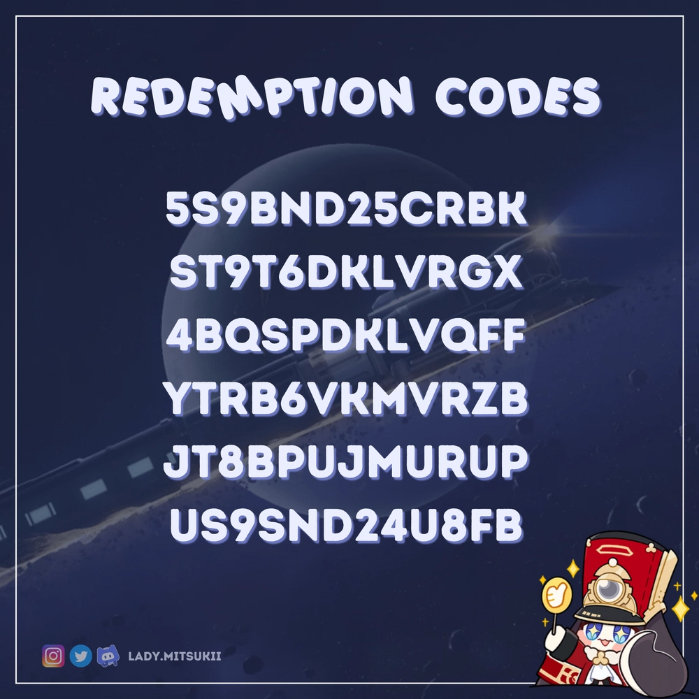 REDEMPTION CODE | Honkai Starrail Honkai: Star Rail | HoYoLAB