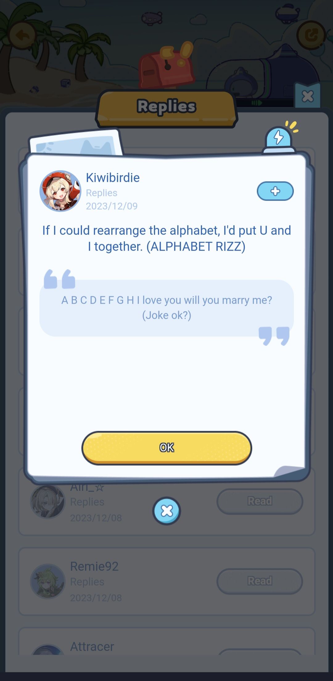 Another day another rizz | HoYoLAB