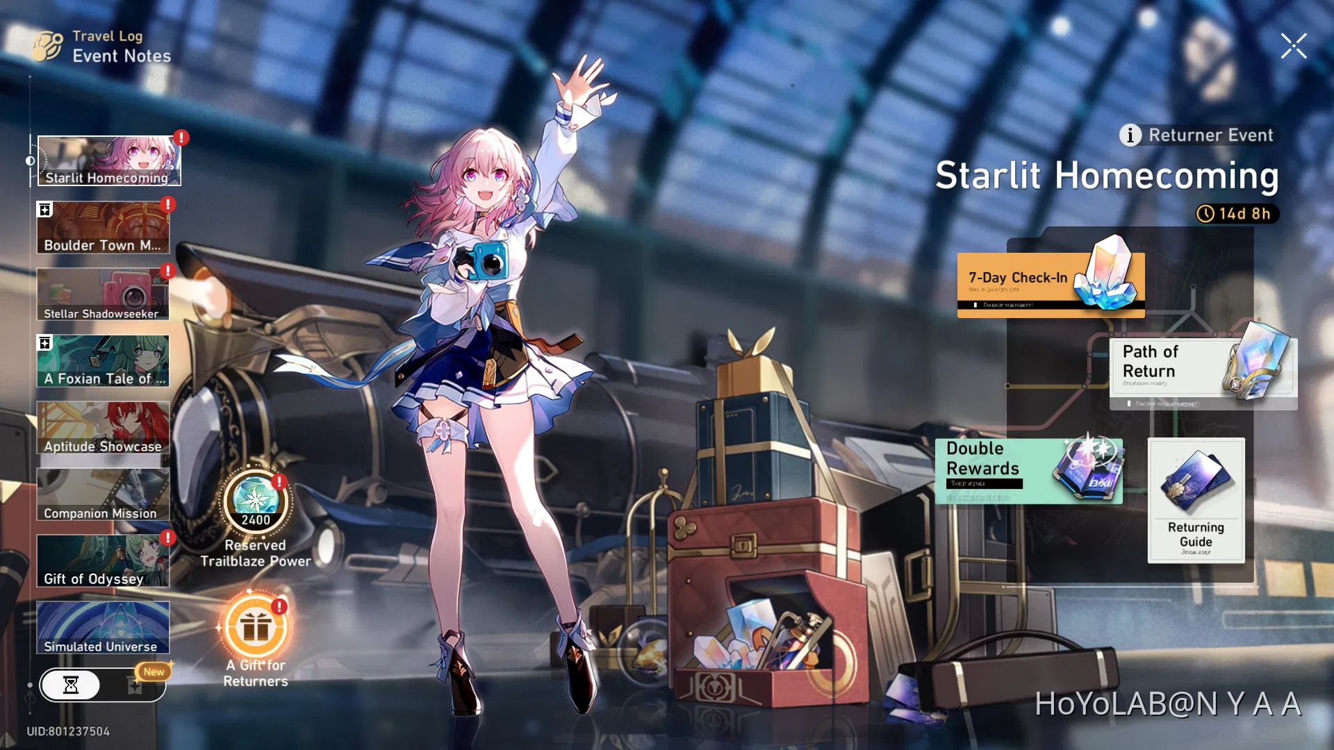 Welcome back cheater Honkai: Star Rail | HoYoLAB