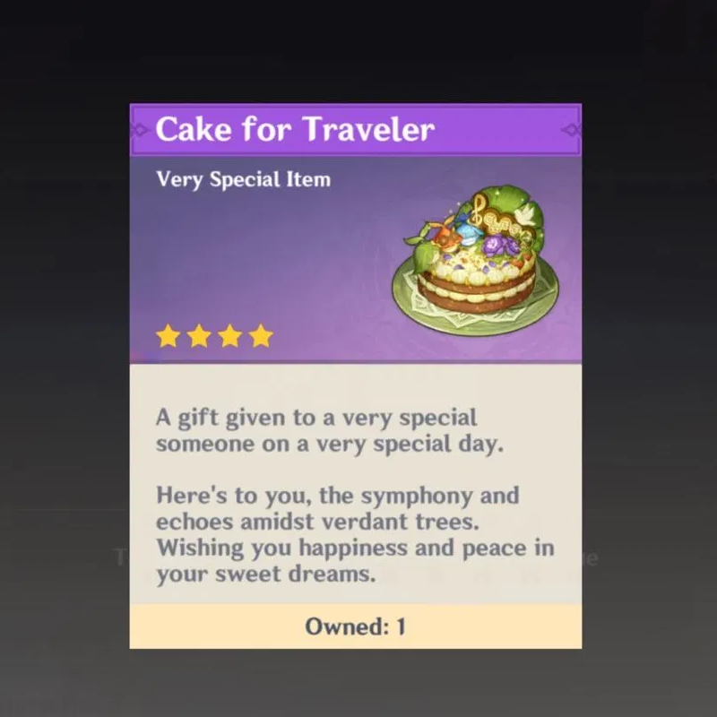 Cake for Traveler Genshin Impact | HoYoLAB