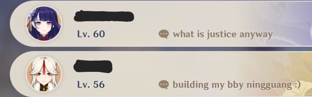 Best random matching signatures I've seen so far Genshin Impact | HoYoLAB