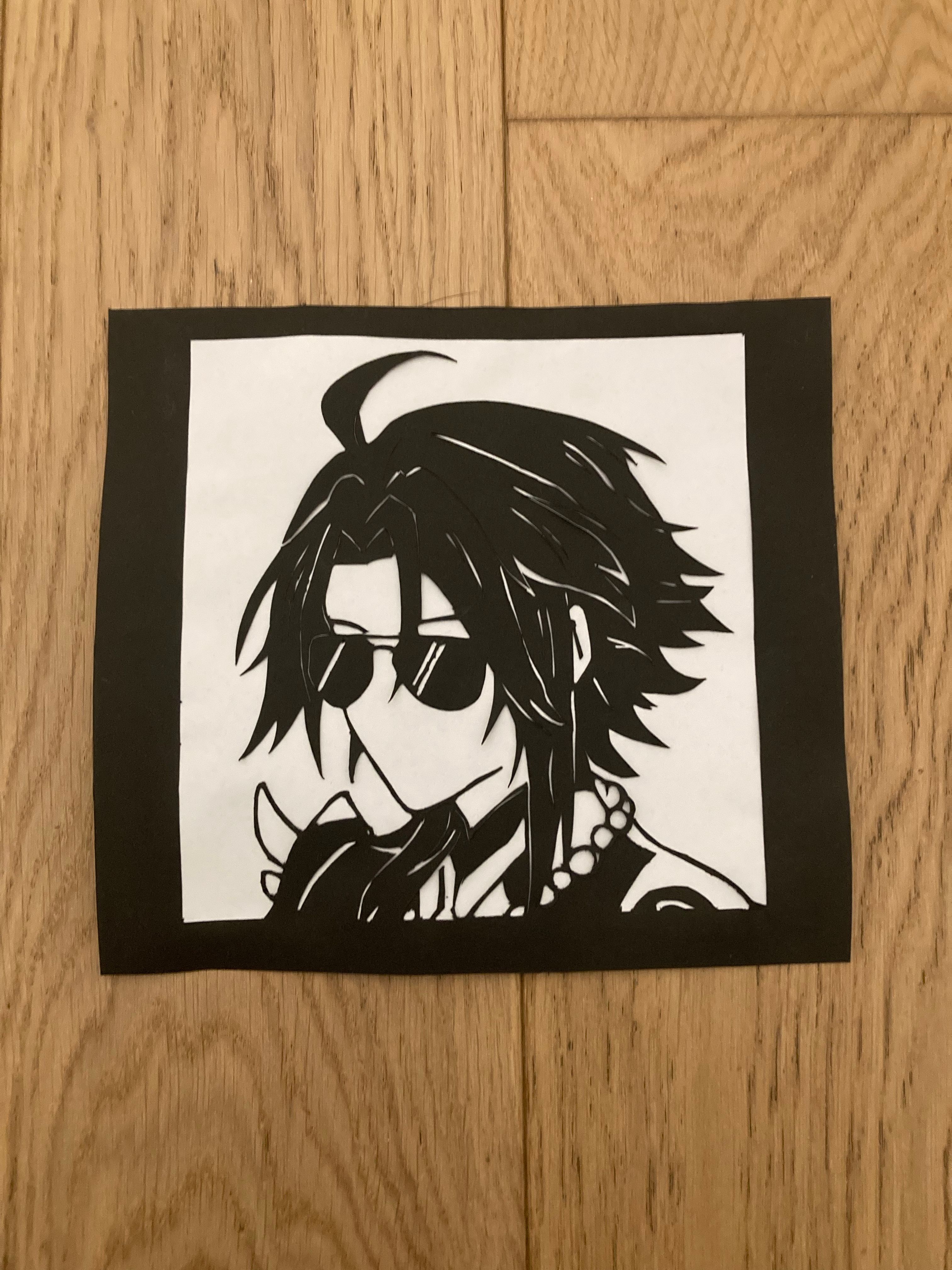 Xiao Papercutting Genshin Impact | HoYoLAB