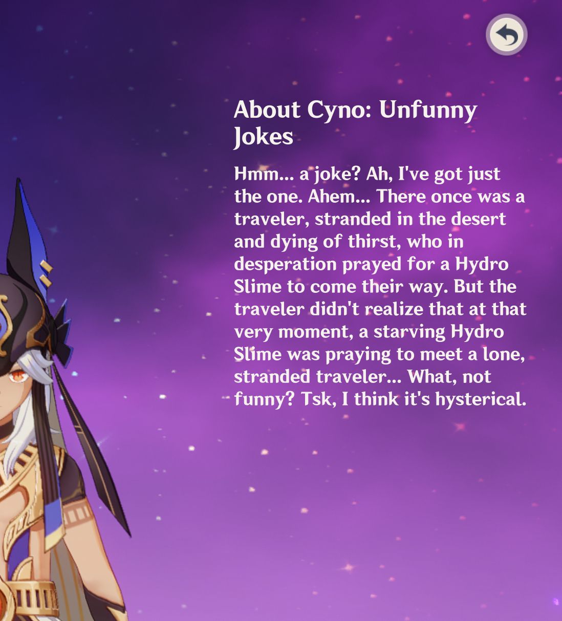 Cyno…. Genshin Impact | HoYoLAB