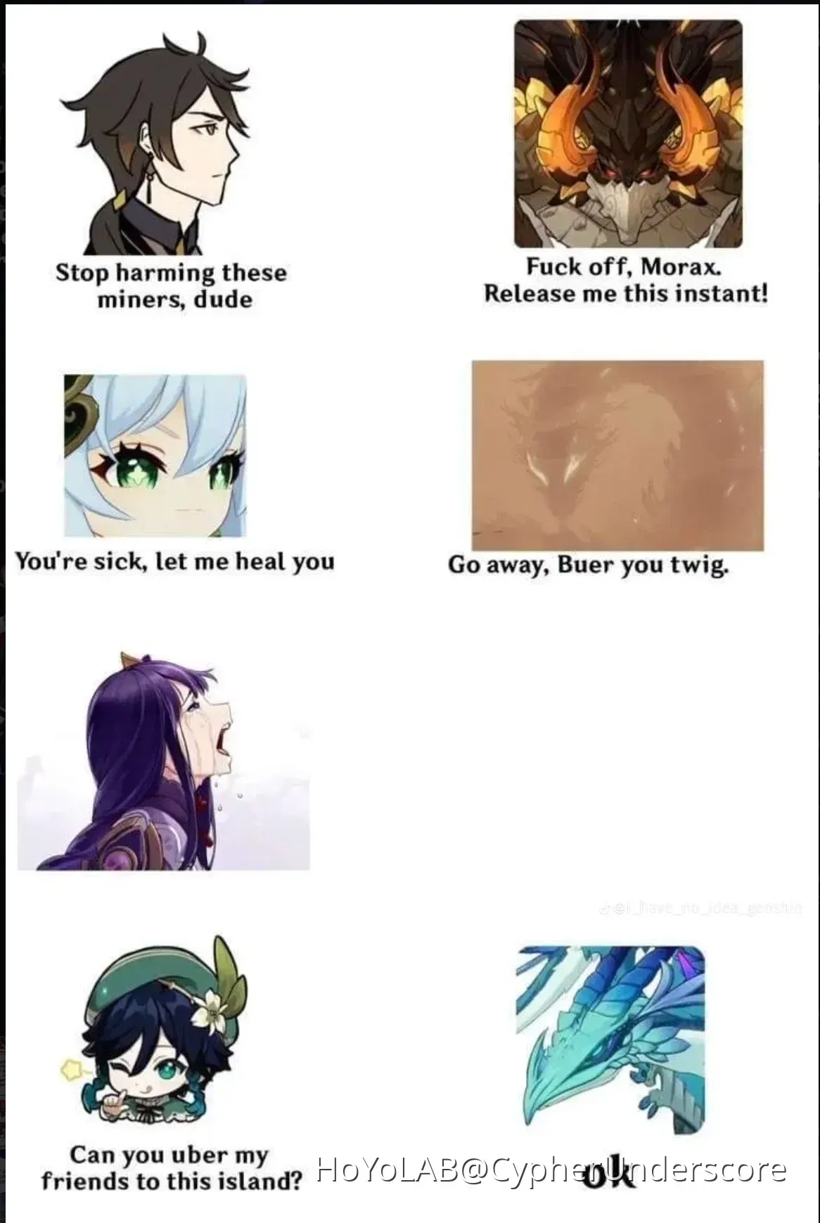 Memes that made Morax rich. Genshin Impact | HoYoLAB