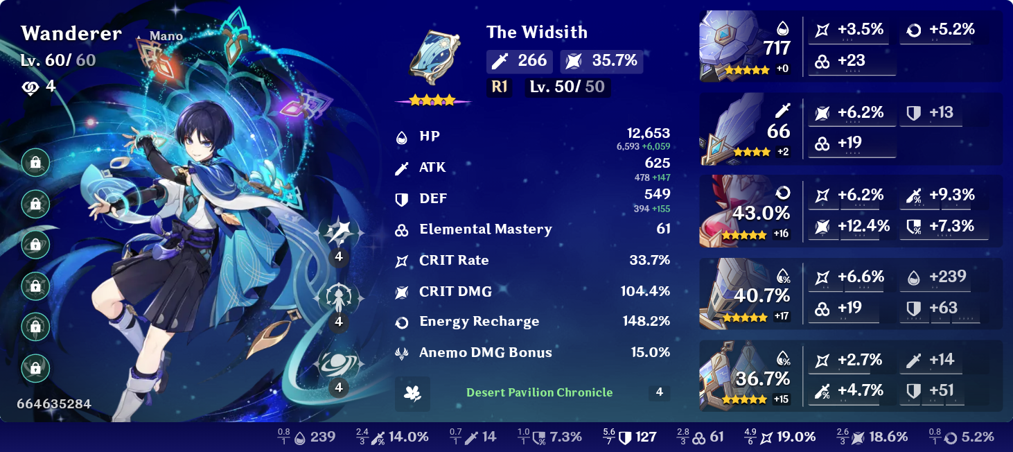 My wanderer Genshin Impact | HoYoLAB