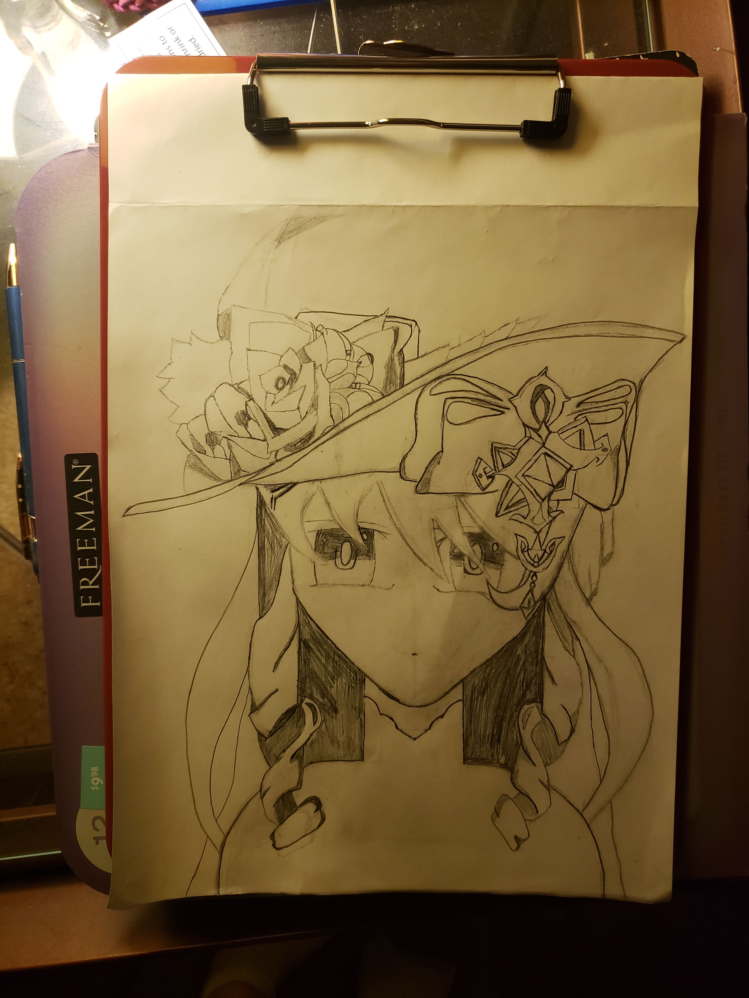 Day Whatever of Drawing Navia with Zero Drawing Skills Genshin Impact ...