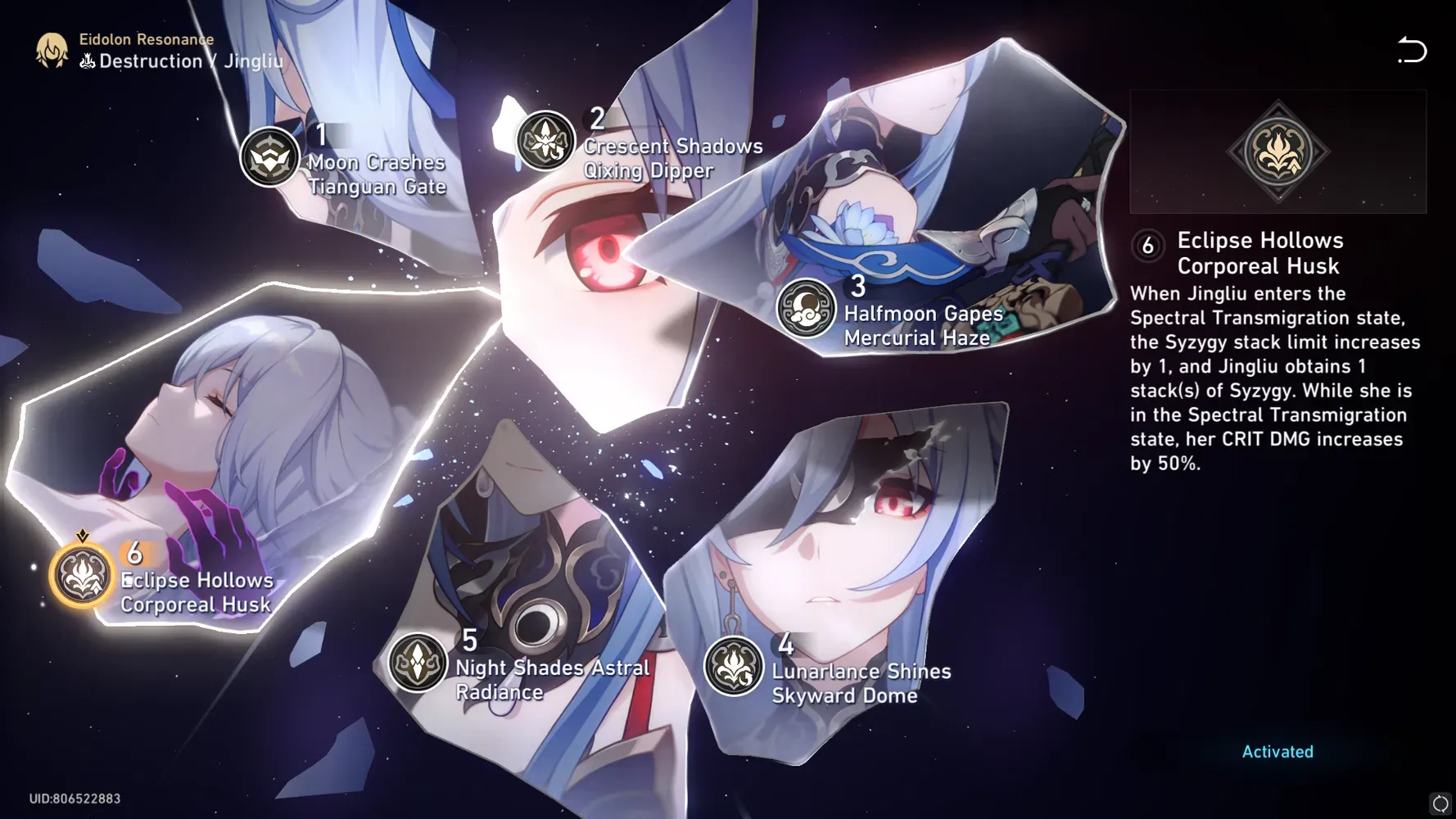 ความแข็งแกร่งของ jingliu E6 สมกับเป็นอาจารย์อย่างแท้จริง Honkai: Star ...