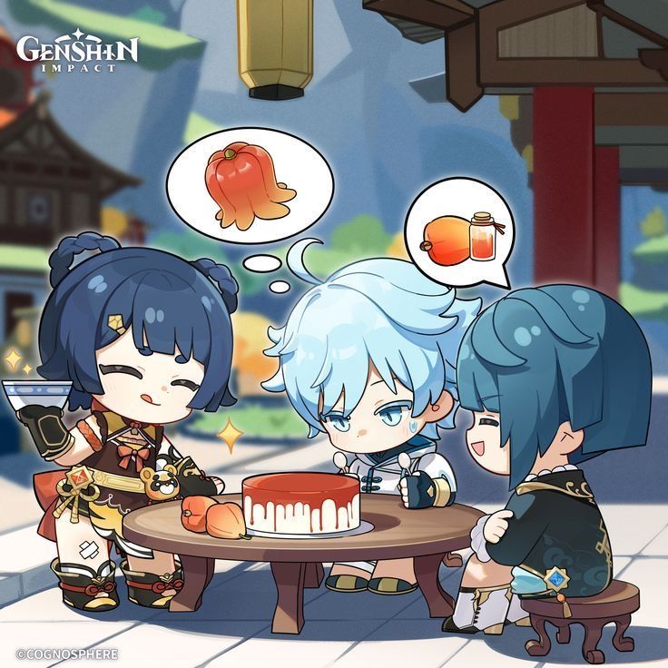 Why they are baking a cake? Genshin Impact | HoYoLAB